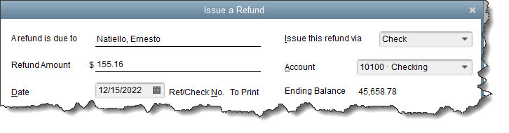 Issuing Credit Memos and Refunds in QuickBooks